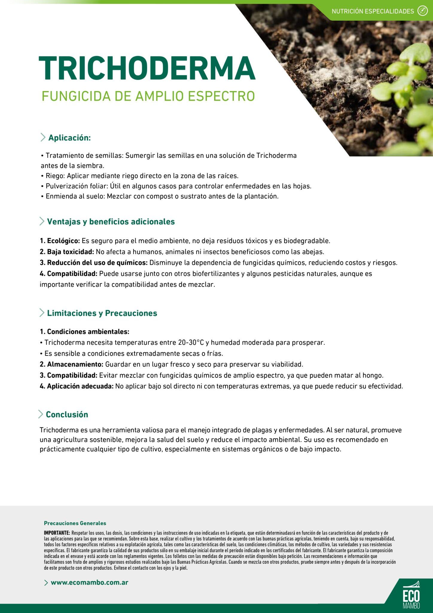 Trichoderma x 500cc - Ventas Ecológicas